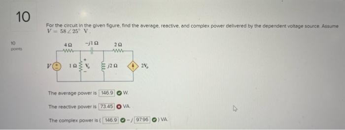 Solved For the circuit in the given figure, find the | Chegg.com