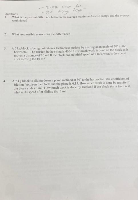 Solved Questions 1. What is the percent difference between | Chegg.com