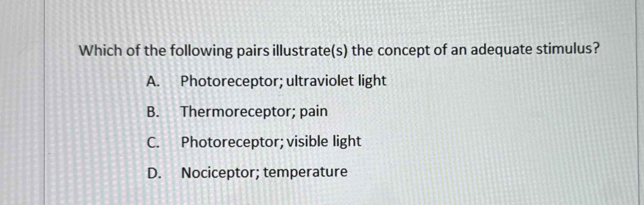 Solved Which of the following pairs illustrate(s) ﻿the | Chegg.com