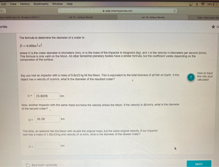 Solved Edit View History Bookmarks Window 26%D Help M a | Chegg.com
