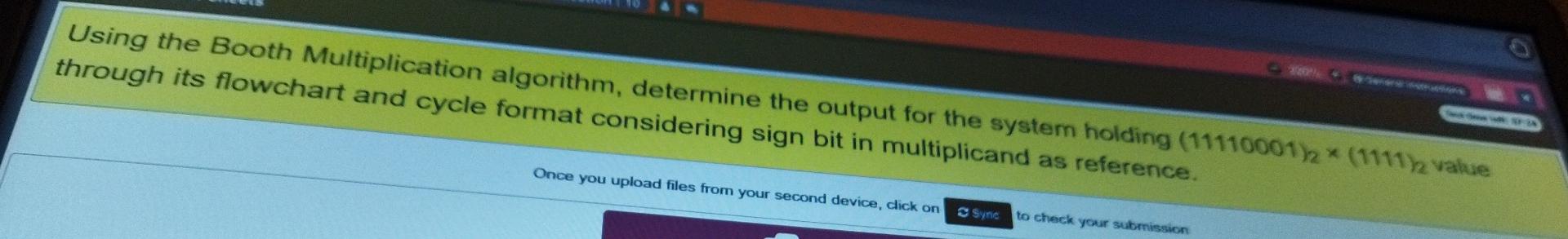 Solved Using the Booth Multiplication algorithm, determine | Chegg.com