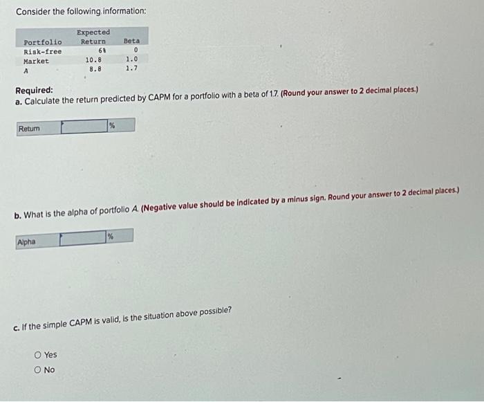 Solved Consider the following information: Required: a. | Chegg.com