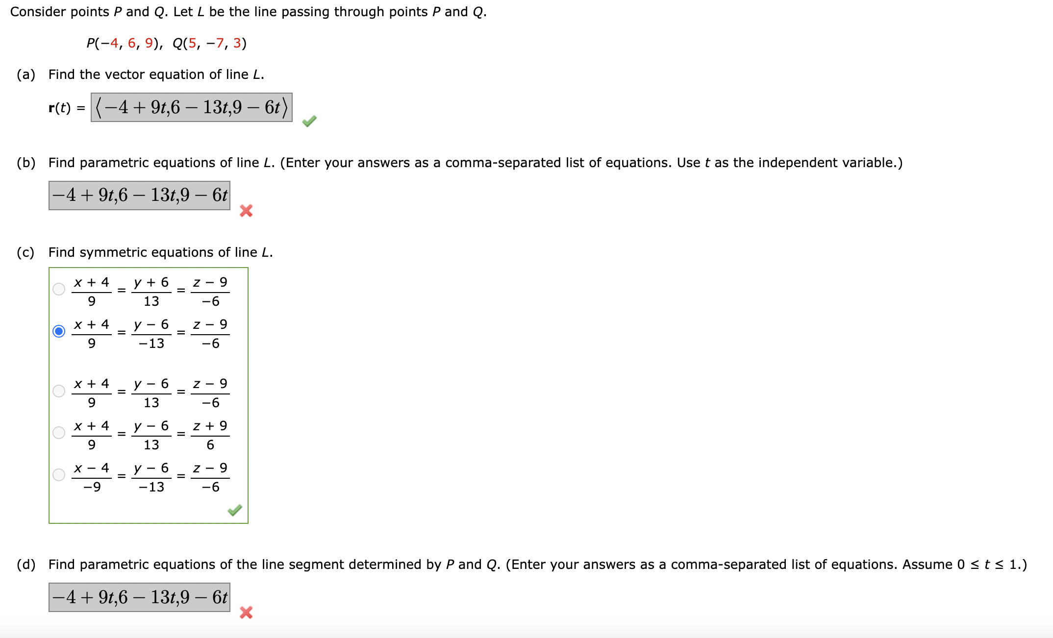 Solved Consider points P and Q. Let L be the line passing | Chegg.com Solved Consider points P and Q. Let L be the line passing | Chegg.com