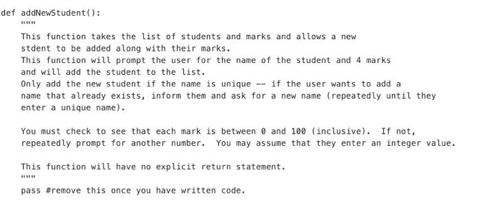 Solved Complete the following skeleton code as indicated by | Chegg.com