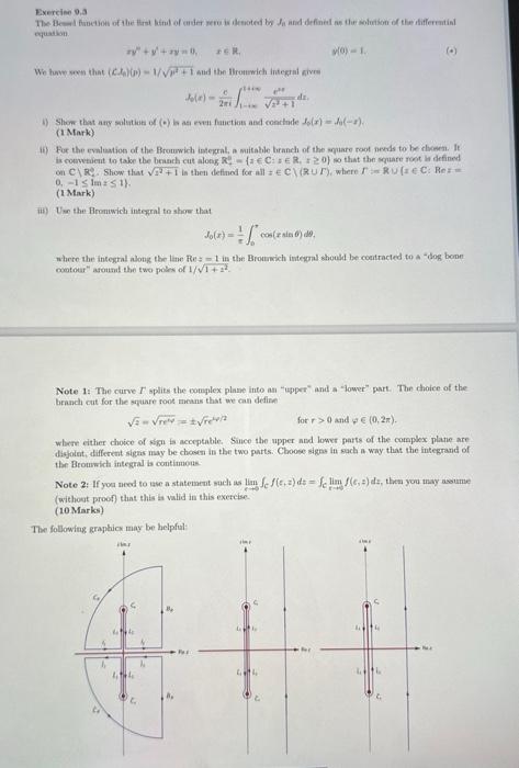 Exercine 0.3 equation. xy′′+y′+xy=0,x∈k1v(0)=1. | Chegg.com