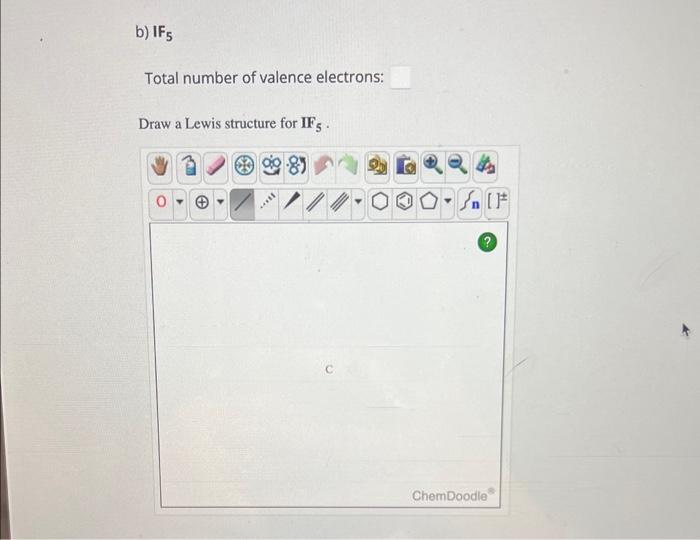 Solved Total number of valence electrons: Draw a Lewis | Chegg.com