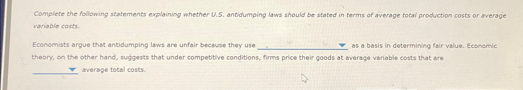 Solved Complete the following statements explaining whether | Chegg.com
