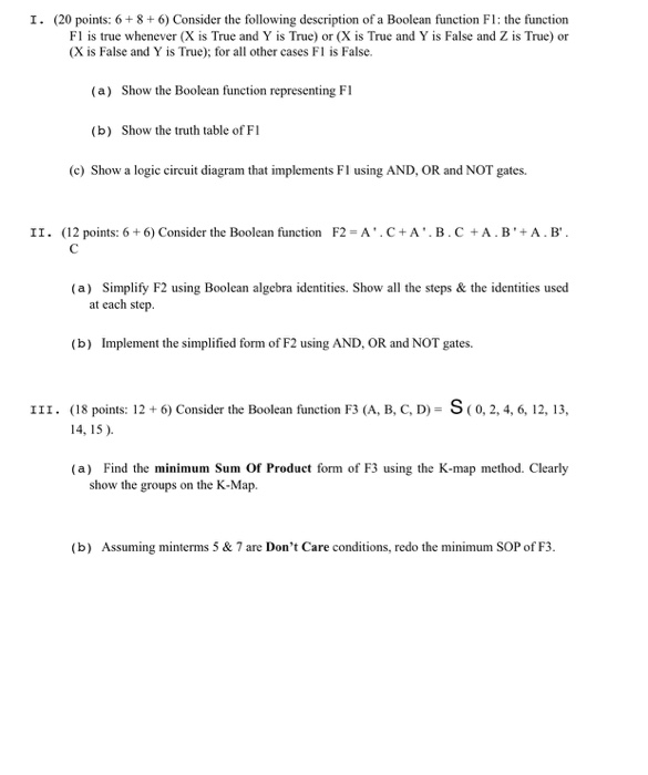 Solved 1. (20 points: 6+8 + 6) Consider the following | Chegg.com Solved 1. (20 points: 6+8 + 6) Consider the following | Chegg.com