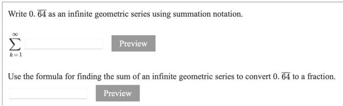 Solved Use The Formula For The Sum Of The First N Terms Of A