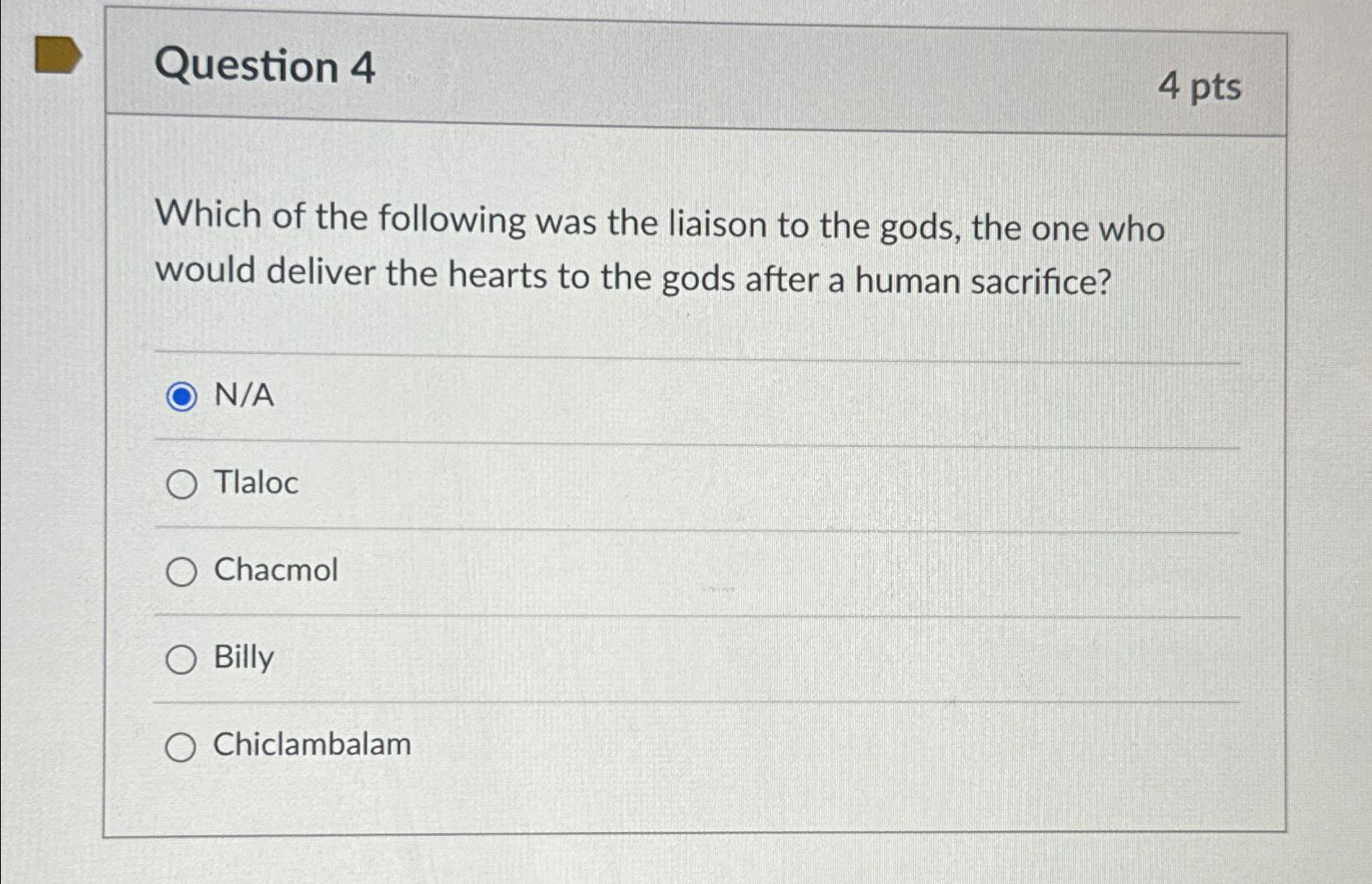 Solved Question 44 ﻿ptsWhich of the following was the | Chegg.com