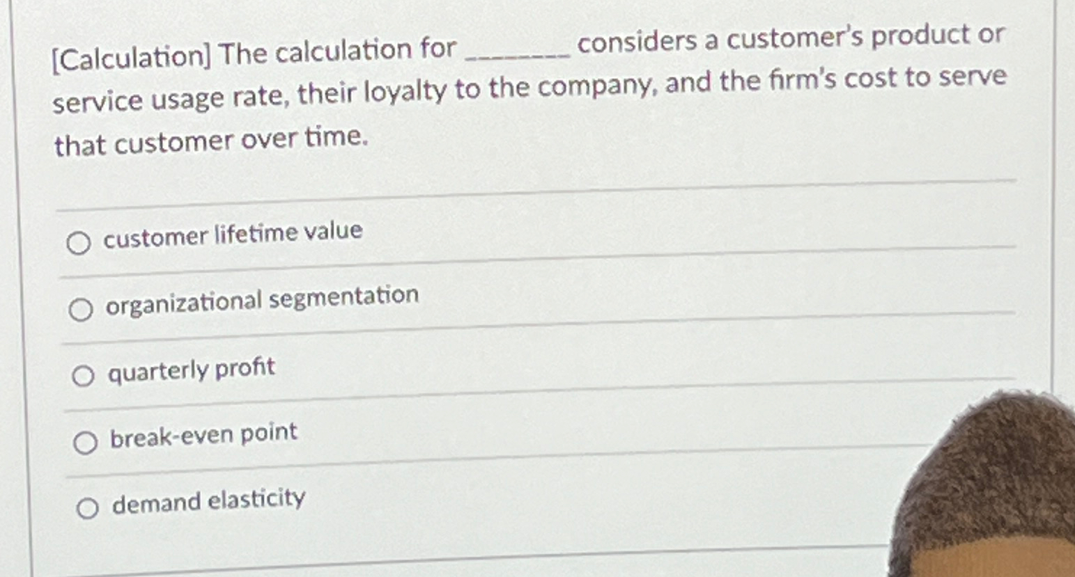 Solved [Calculation] ﻿The calculation for considers a | Chegg.com