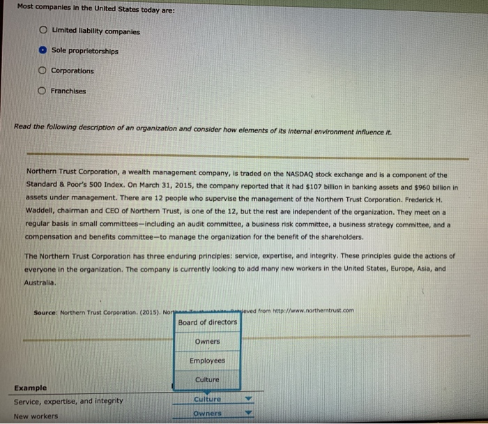 Solved 4. A firm's Internal environment (Connect, Perform) | Chegg.com