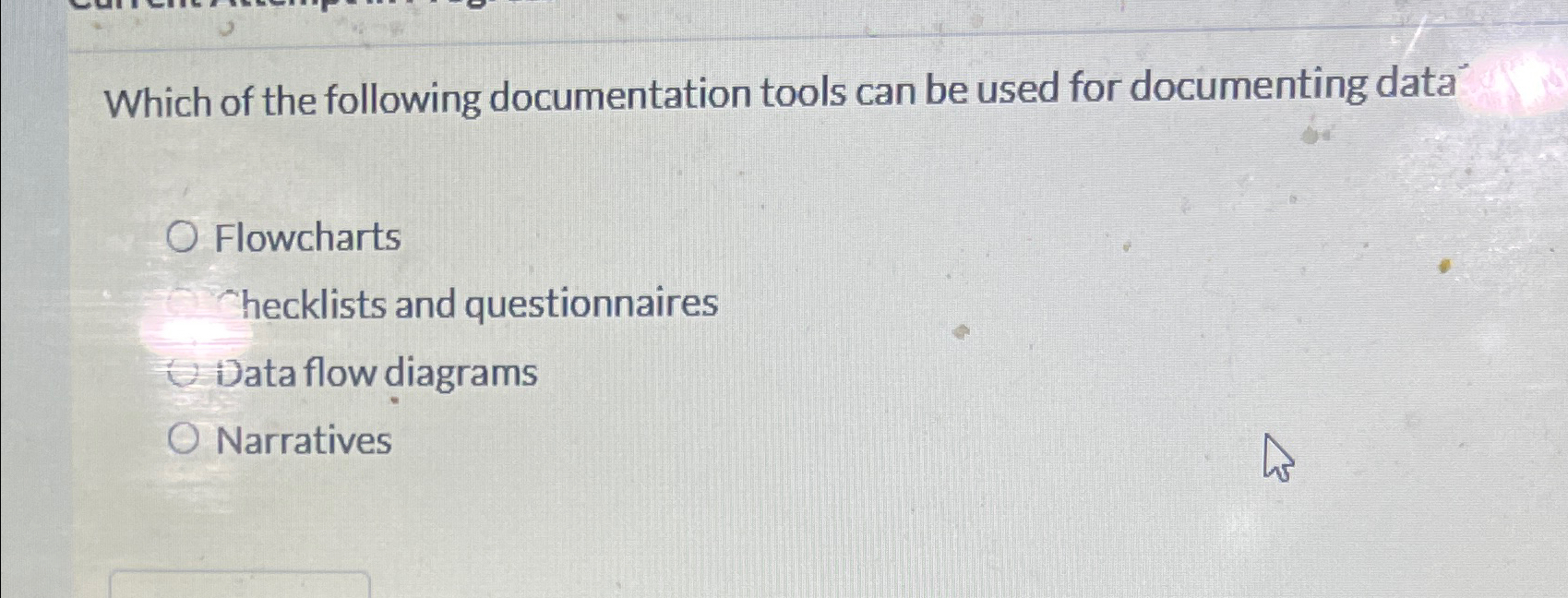 Solved Which of the following documentation tools can be | Chegg.com