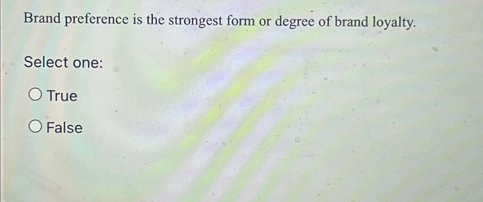 Solved Brand preference is the strongest form or degree of | Chegg.com