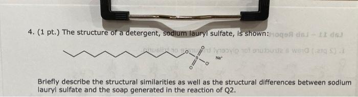 Solved 1 2 Pts Draw A Structure For Glyceryl Trilaurate