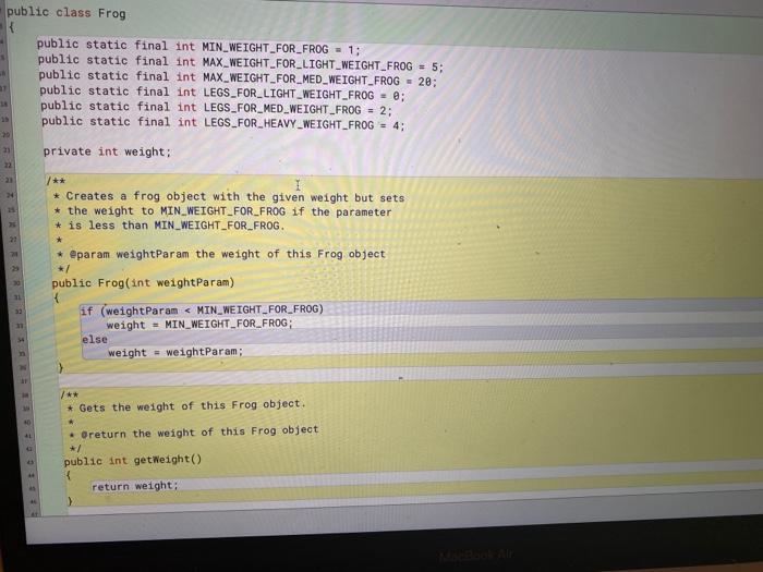 Solved 1 port Java class ArrayList /** + Manages an array | Chegg.com