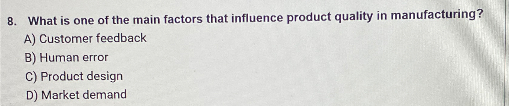 Solved What is one of the main factors that influence | Chegg.com