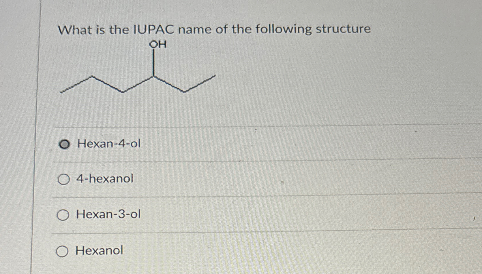Solved What is the IUPAC name of the following | Chegg.com