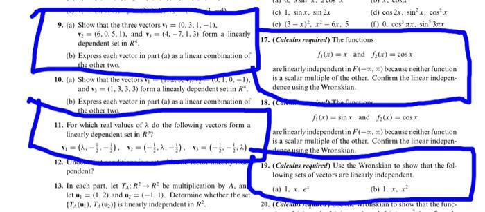 Solved Exercise Set 4.2 1. Use Theorem 4.2.1 to determine | Chegg.com