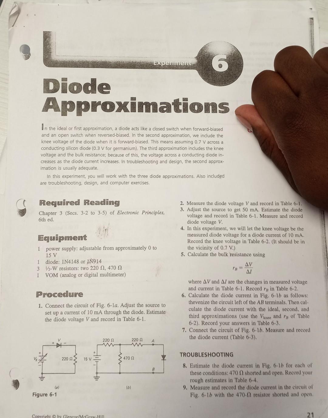 Solved 10 Using The Second Approximation In Fig 6 2