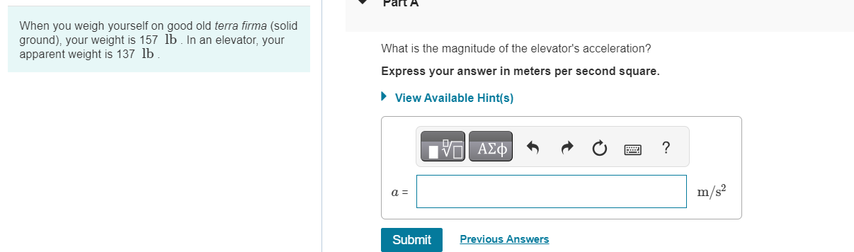 Solved When you weigh yourself on good old terra firma | Chegg.com