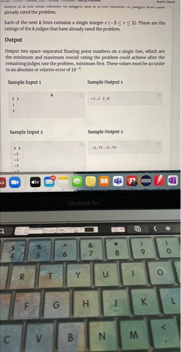 Solved Your judges are preparing a problem set, and they're | Chegg.com