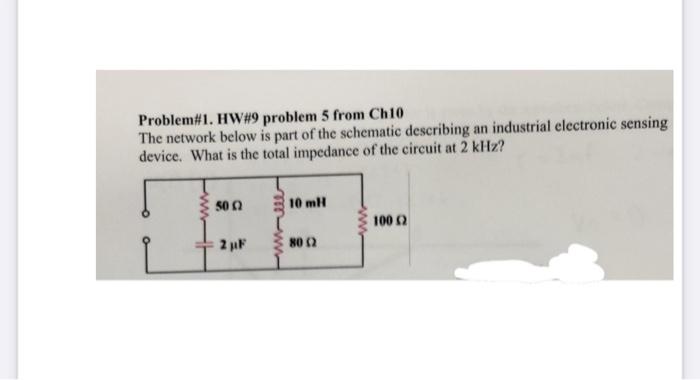 Solved Problem\#1. HW\#9 problem 5 from Ch10 The network | Chegg.com