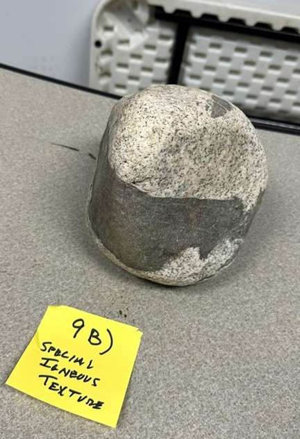 Solved 9B) ﻿Special Igneous Structure Examine the special | Chegg.com