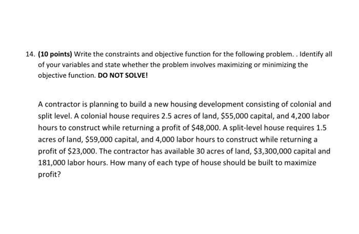 Solved 8. (10 points) Solve the given linear programming | Chegg.com