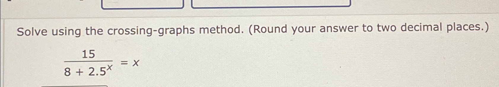 Solved Solve using the crossing-graphs method. (Round your | Chegg.com