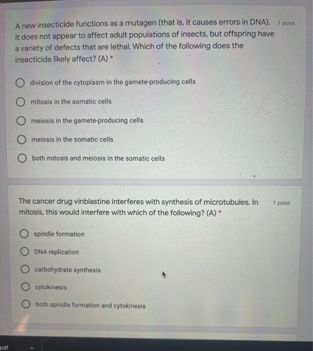 Solved Which of the following terms best describes cells | Chegg.com