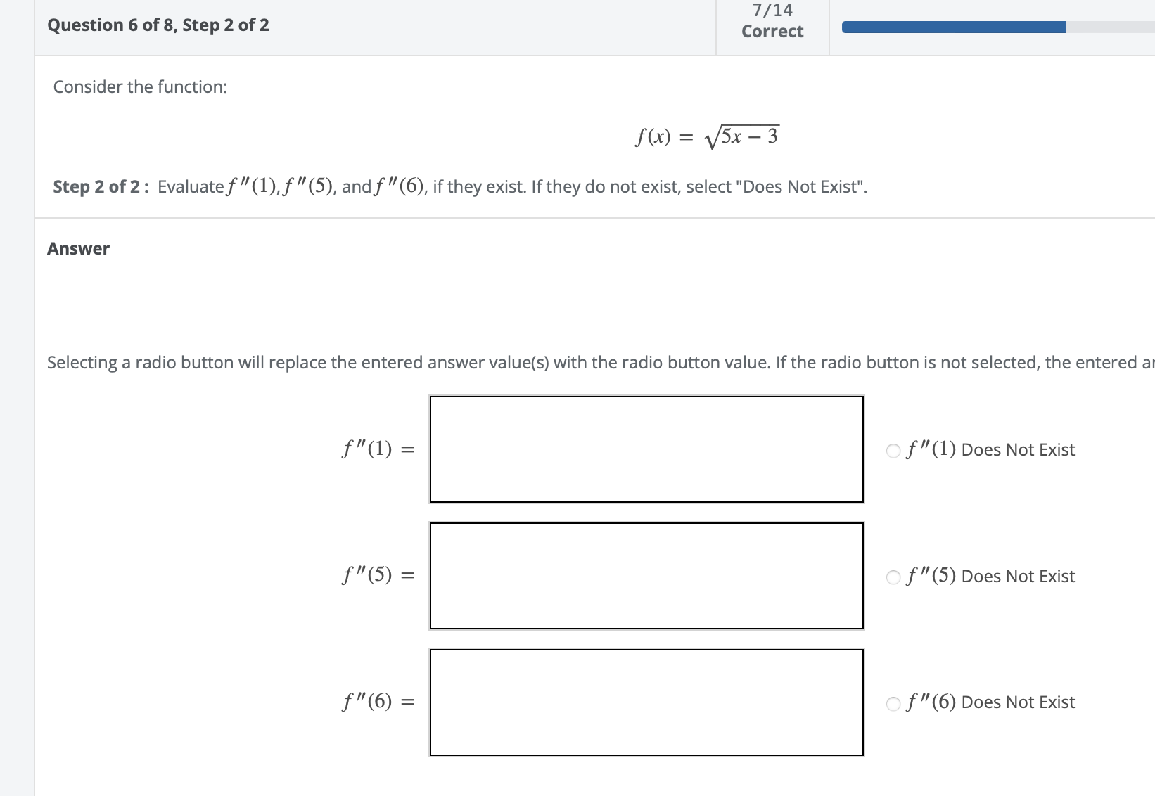 Solved Question 6 ﻿of 8, ﻿Step 2 ﻿of 2Consider the | Chegg.com