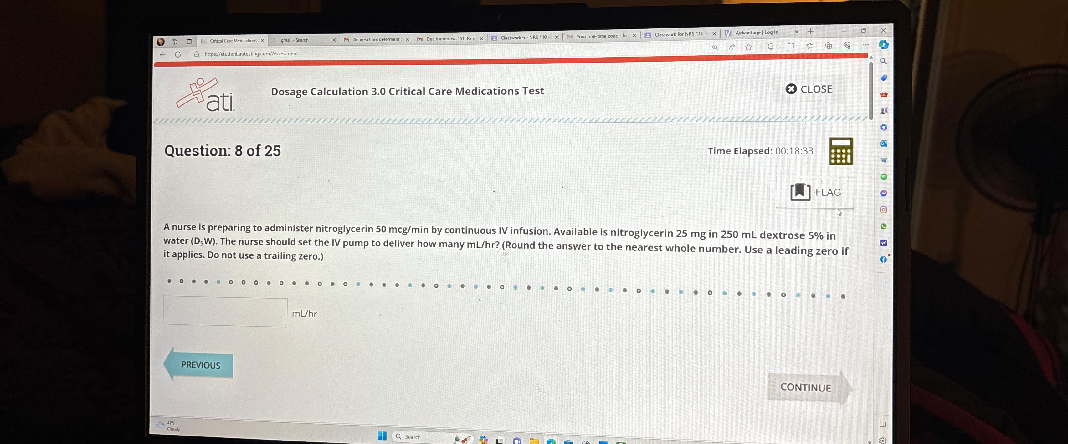 Solved Dosage Calculation 3.0 ﻿Critical Care Medications | Chegg.com