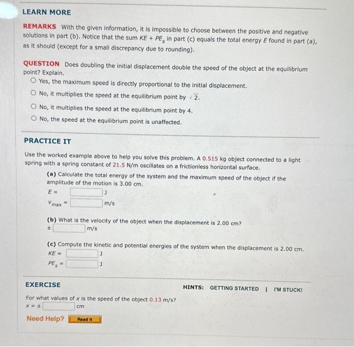 Solved REMARKS With the given information, it is impossible | Chegg.com