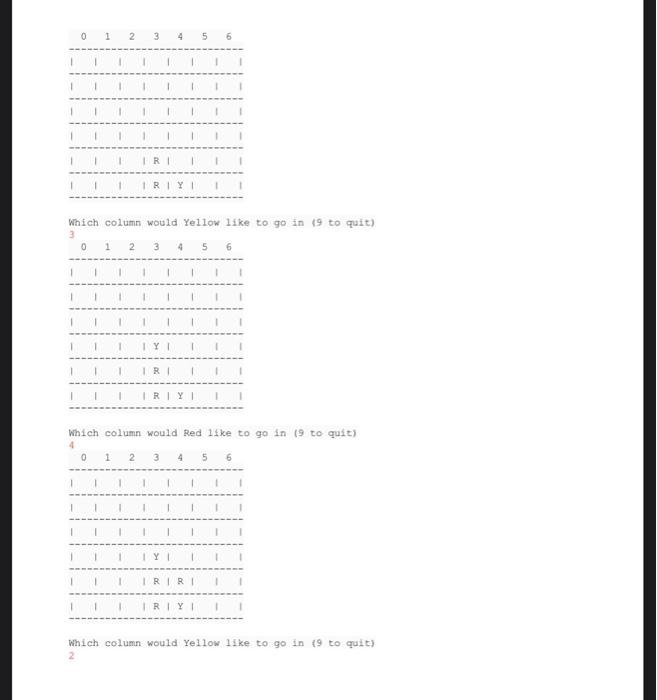 Solved Tasks: Create a custom Exception called Column Full. | Chegg.com