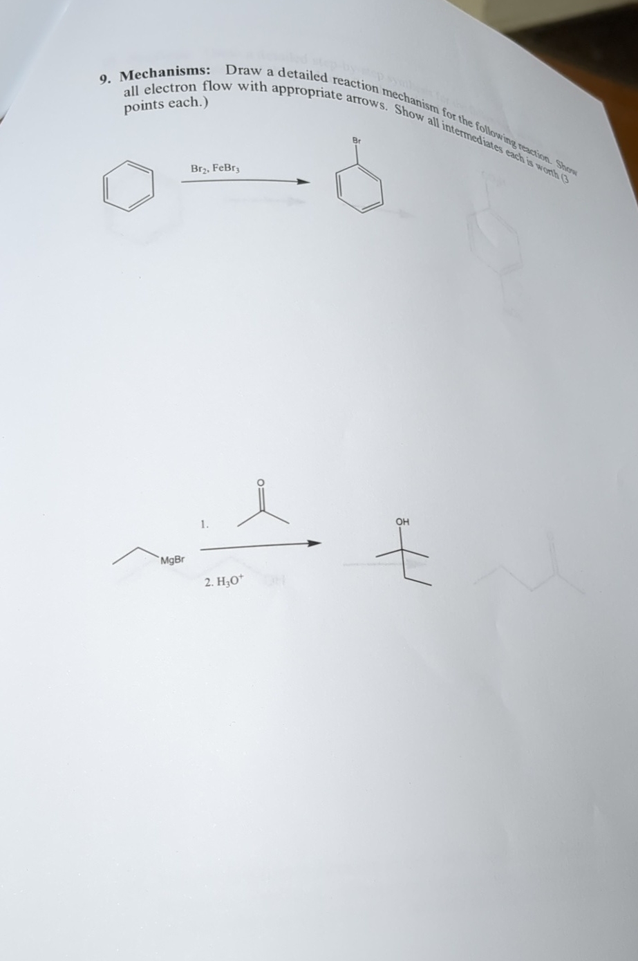 Solved draw detailed reaction mechanisms for the following | Chegg.com