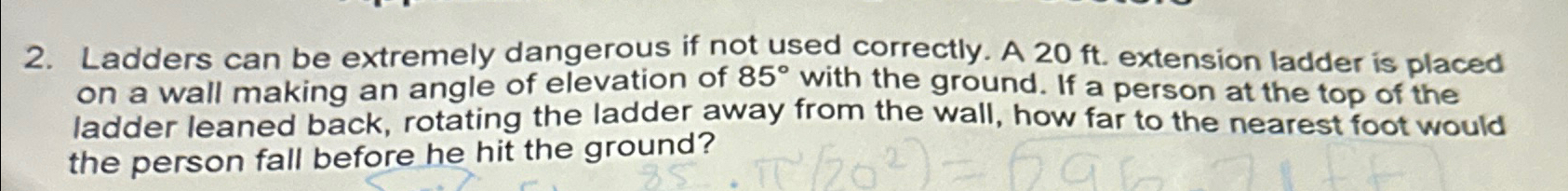 Solved Ladders can be extremely dangerous if not used | Chegg.com