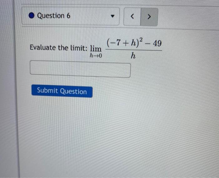 Solved Evaluate the limit: limt→3(5t−7)=Evaluate the | Chegg.com