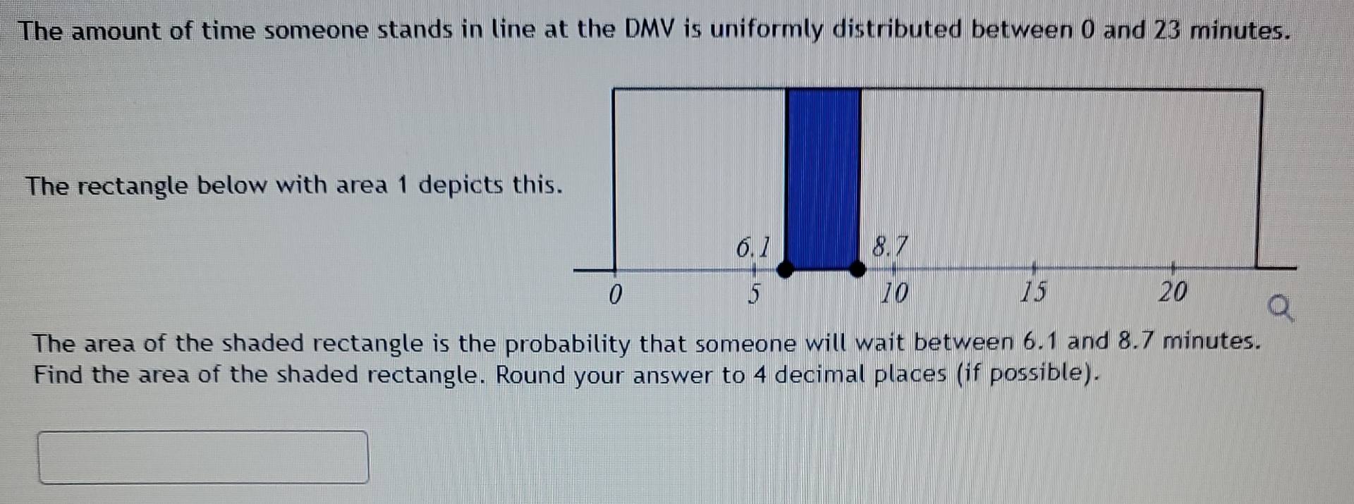 Solved The amount of time someone stands in line at the DMV | Chegg.com