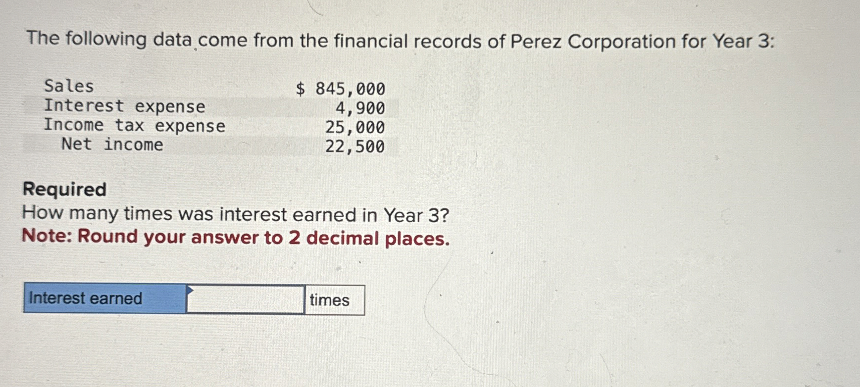 Solved The following data come from the financial records of | Chegg.com