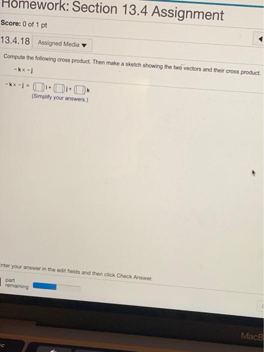 Solved Homework Section 13 4 Assignment Score 0 Of 1 Pt