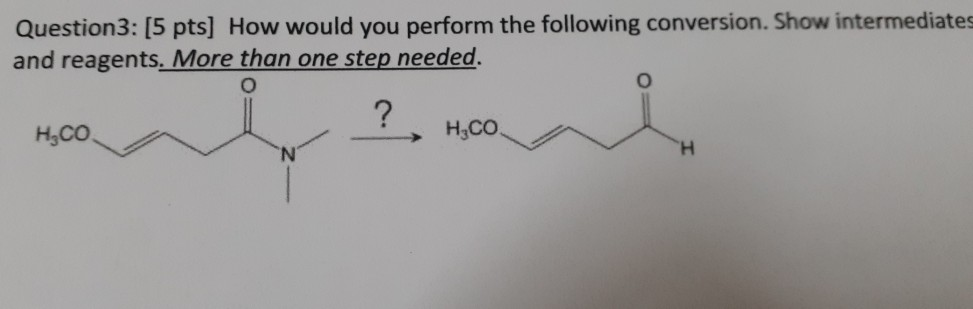 Solved Question3: [5 pts) How would you perform the | Chegg.com Solved Question3: [5 pts) How would you perform the | Chegg.com