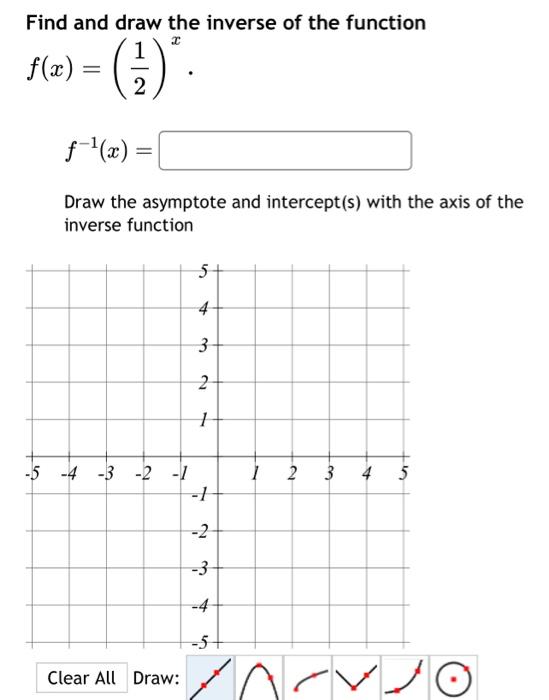 Solved Find and draw the inverse of the function | Chegg.com