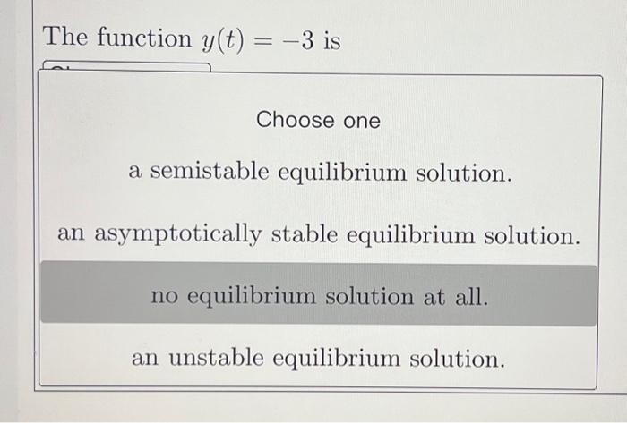 Solved The following problem involves an equation of the | Chegg.com