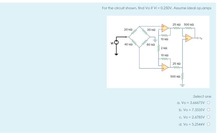 Solved For the circuit shown, the values of VUT and VLT. | Chegg.com