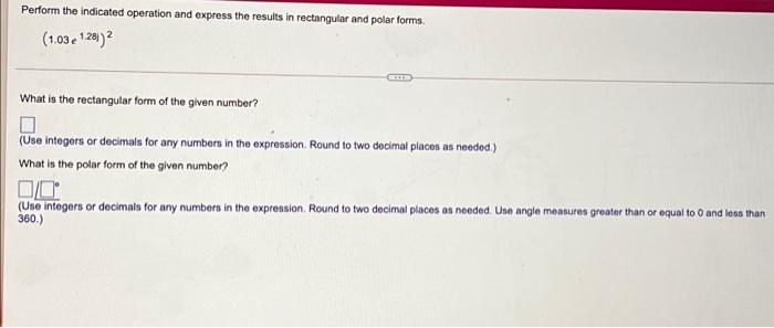 Solved Perform the indicated operation and express the | Chegg.com