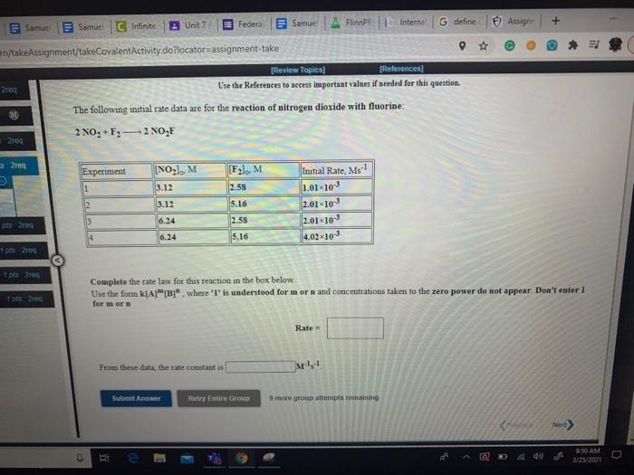 Solved Assign + llo Samuel Samuel Infinite 2 Unit 7 Feder | Chegg.com