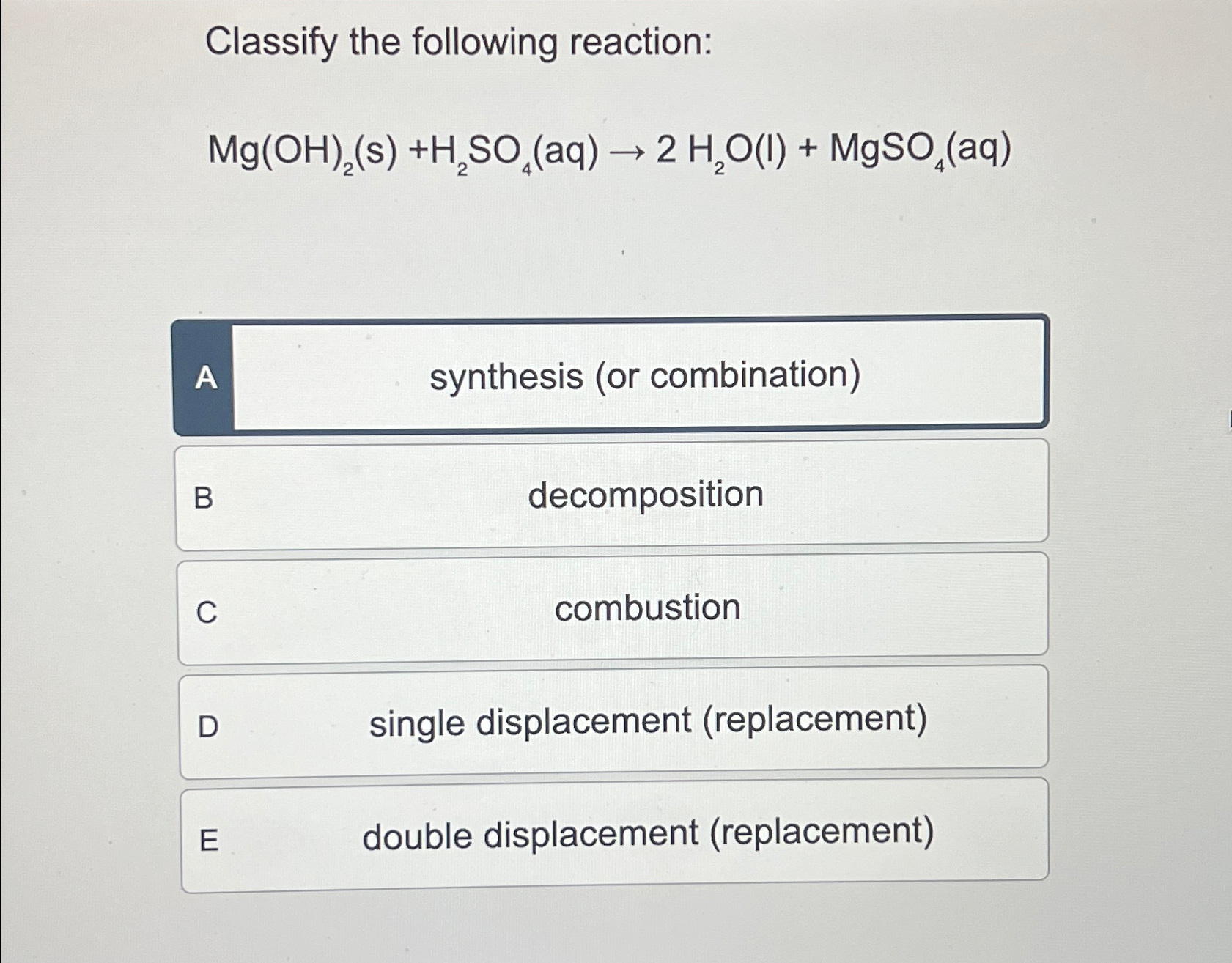 Solved Classify the following | Chegg.com