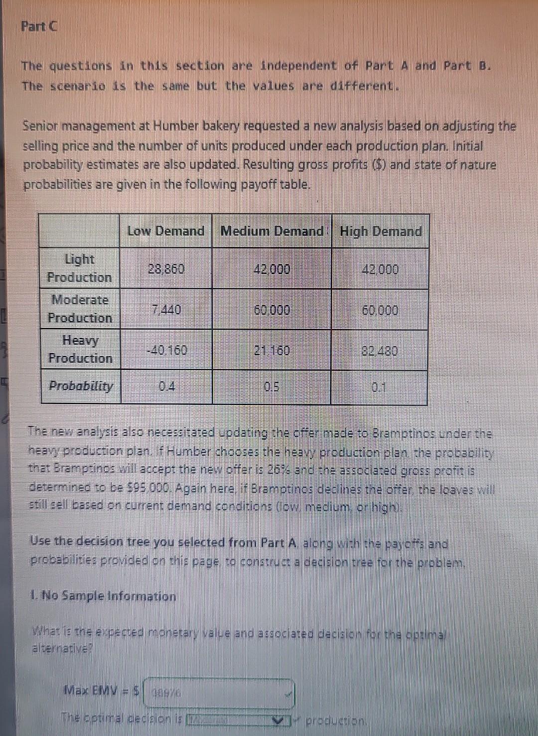 Solved Part C The questions in this section ame independent | Chegg.com