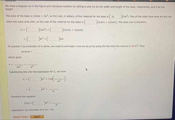 Solved We draw a diagram as in the figure and introduce | Chegg.com